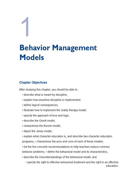 Image result for Behavior Management Models