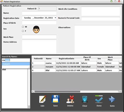 Image result for C# GUI Add Delete Microsoft Access