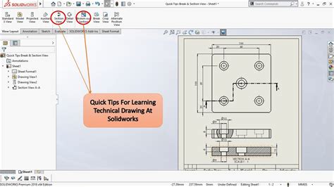 Image result for Section View SolidWorks CSWA