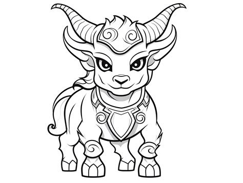 Image result for Taurus Coloring Pages