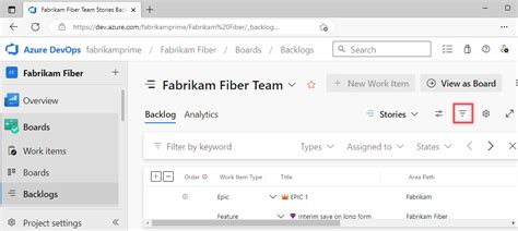 Image result for Azure DevOps Query Filter Check Box