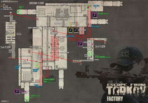 Image result for EFT Factory Map