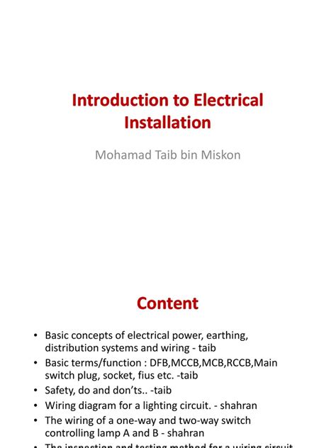 Image result for Electrical Installation Tutorial