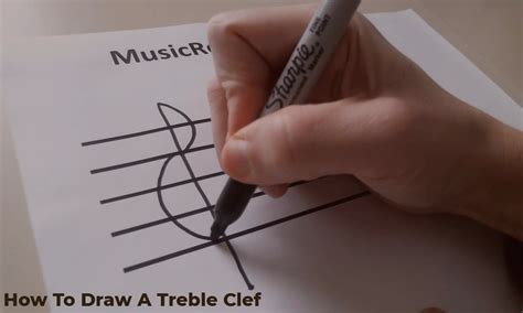 Image result for How to Draw a Treble Clef Step by Step
