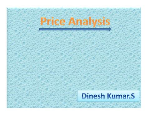 Image result for Basic Price Analysis
