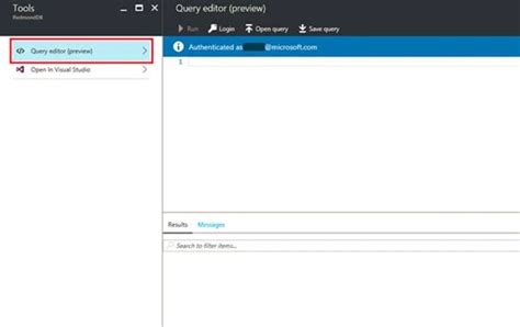 Image result for Azure Query Editor