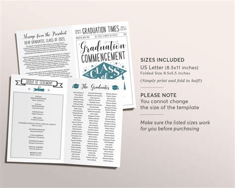 Image result for Graduation Program Pamphlet