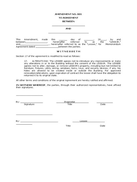 Image result for Mou Addendum Sample