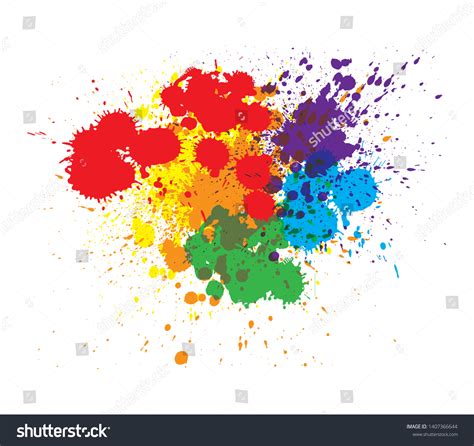 Image result for Colored Ink Splatter