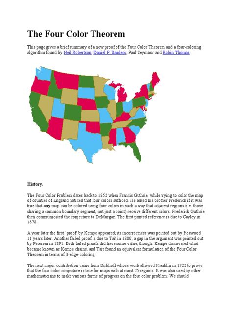 Image result for 4 Coloring Problem