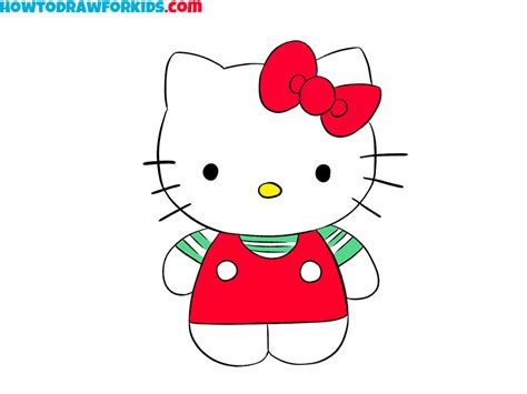 Image result for How to Draw Hello Kitty
