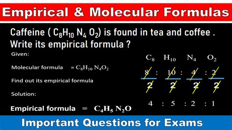 Image result for Molecular Formula Examples