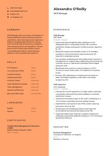 Image result for Shift Manager Resume Example