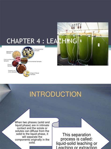 Image result for Leaching Process Explained
