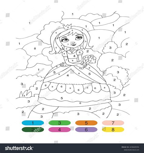 Image result for Addition Color by Numbers Girl