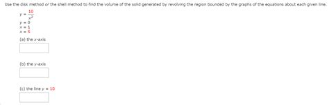Image result for Volume Using Disk and Shell Method