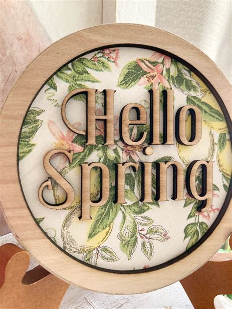 Image result for Hello Spring Wood Sign