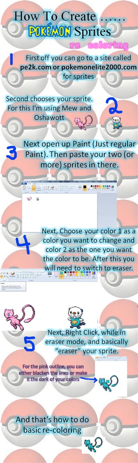 Image result for Pokemon Sprite Tutorial