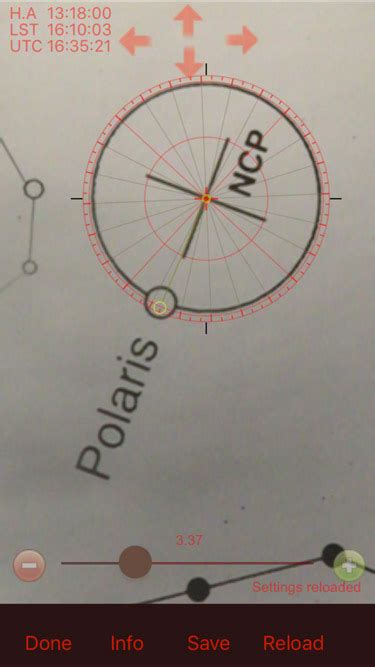Image result for Polar Scope Alignment Test Pattern