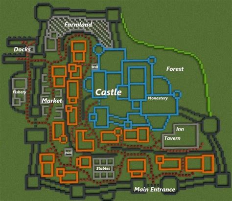 Image result for Castle Base Layout