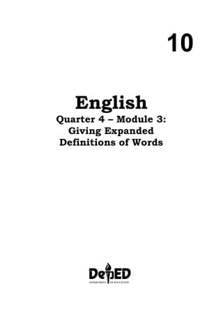 Image result for Giving Expanded Definitions of Words