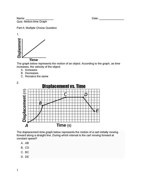 Image result for Motion Graph Questions
