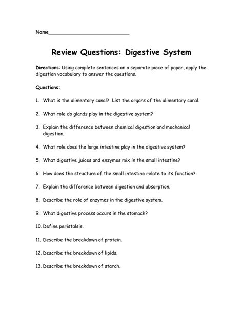Image result for Homework Digestive System