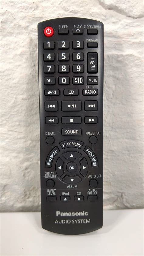 Image result for Panasonic Audio System Remote Control