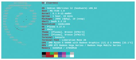 Image result for Modicia OS Neofetch