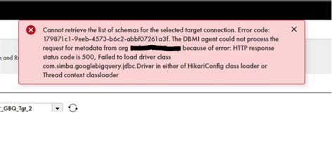 Image result for Informatica Database Driver Error