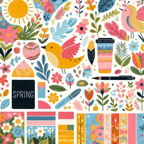 Image result for Spring Colours On Paper