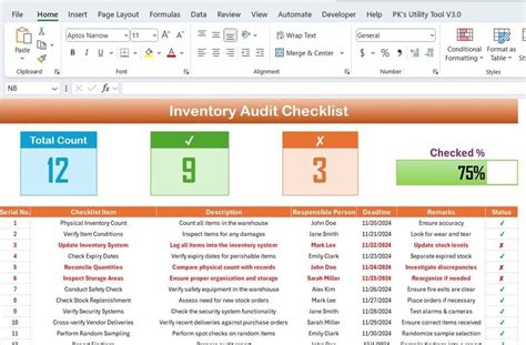 Image result for Store Audit Checklist Excel