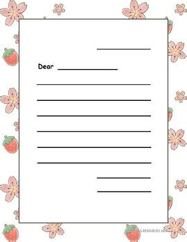Image result for Spring Letter Paper
