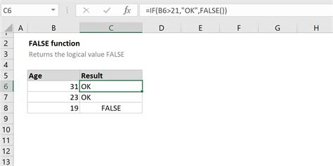 Image result for If Function in Excel True False