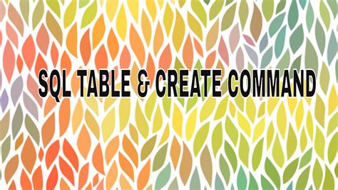 Image result for CreateTable SqlCommand