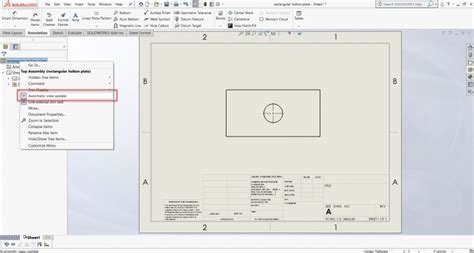 Image result for Automatic Drawing Update SolidWorks