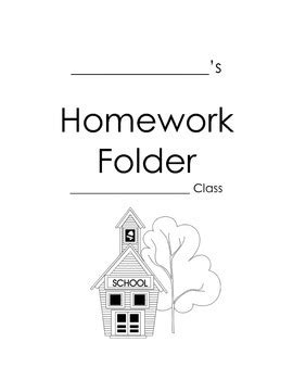 Image result for Homework Folder