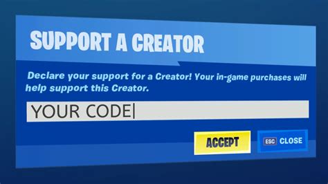 Image result for Fortnite Support-A-Creator