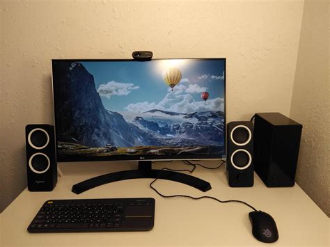 Image result for Compact Desktop PC Setup