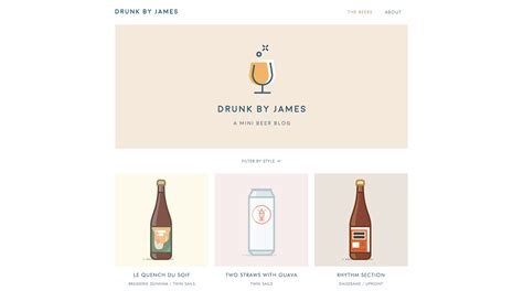 Image result for Blog Web Design Example