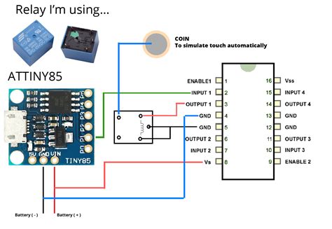 Image result for ATtiny85 Arduino Relay Control
