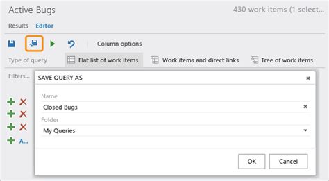 Image result for Azure DevOps Query Screen