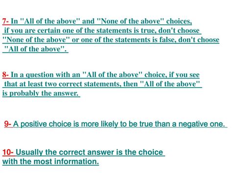 Image result for Test Tips Multiple Choice