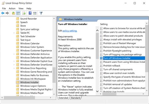 Image result for Disable Windows Installer