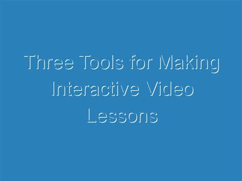 Image result for Tools for Creating Interactive Video