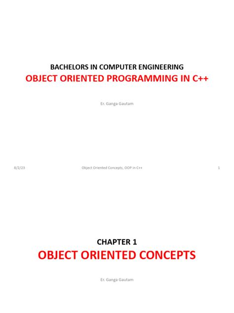 Image result for Object-Oriented Programming PDF Notes