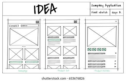 Image result for HTML Sketch Layout