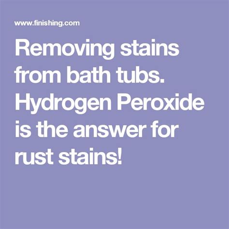 Image result for Hydrogen Peroxide Rust