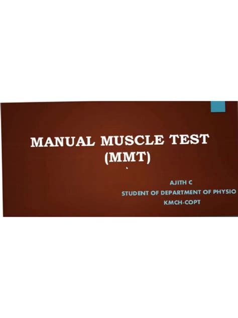 Image result for Manual Muscle Test