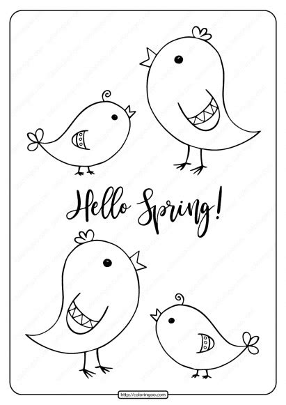 Image result for Hello Spring Book Printable